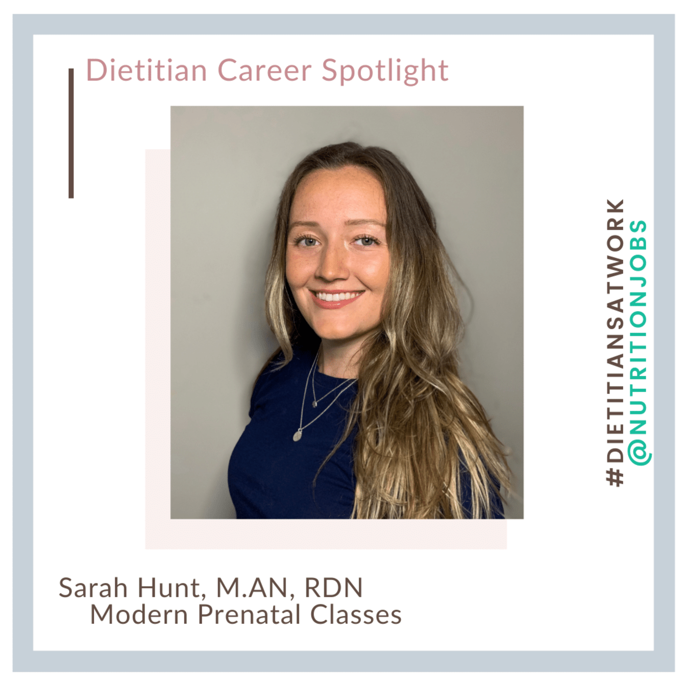 Dietetic Spotlight Sarah Hunt, Modern Prenatal Classes | NutritionJobs