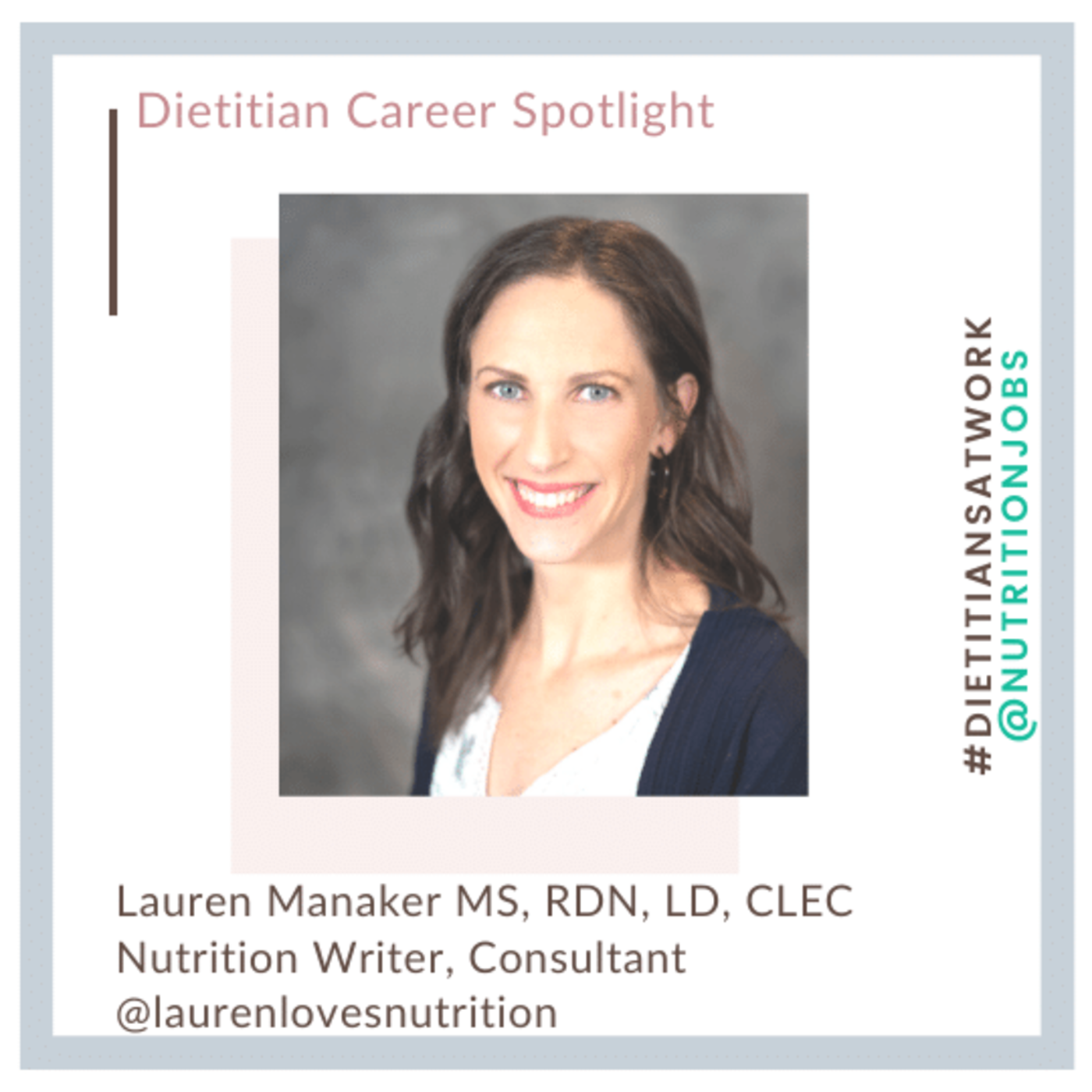 Dietitian Job: Lauren Manaker, Nutrition Writer | NutritionJobs