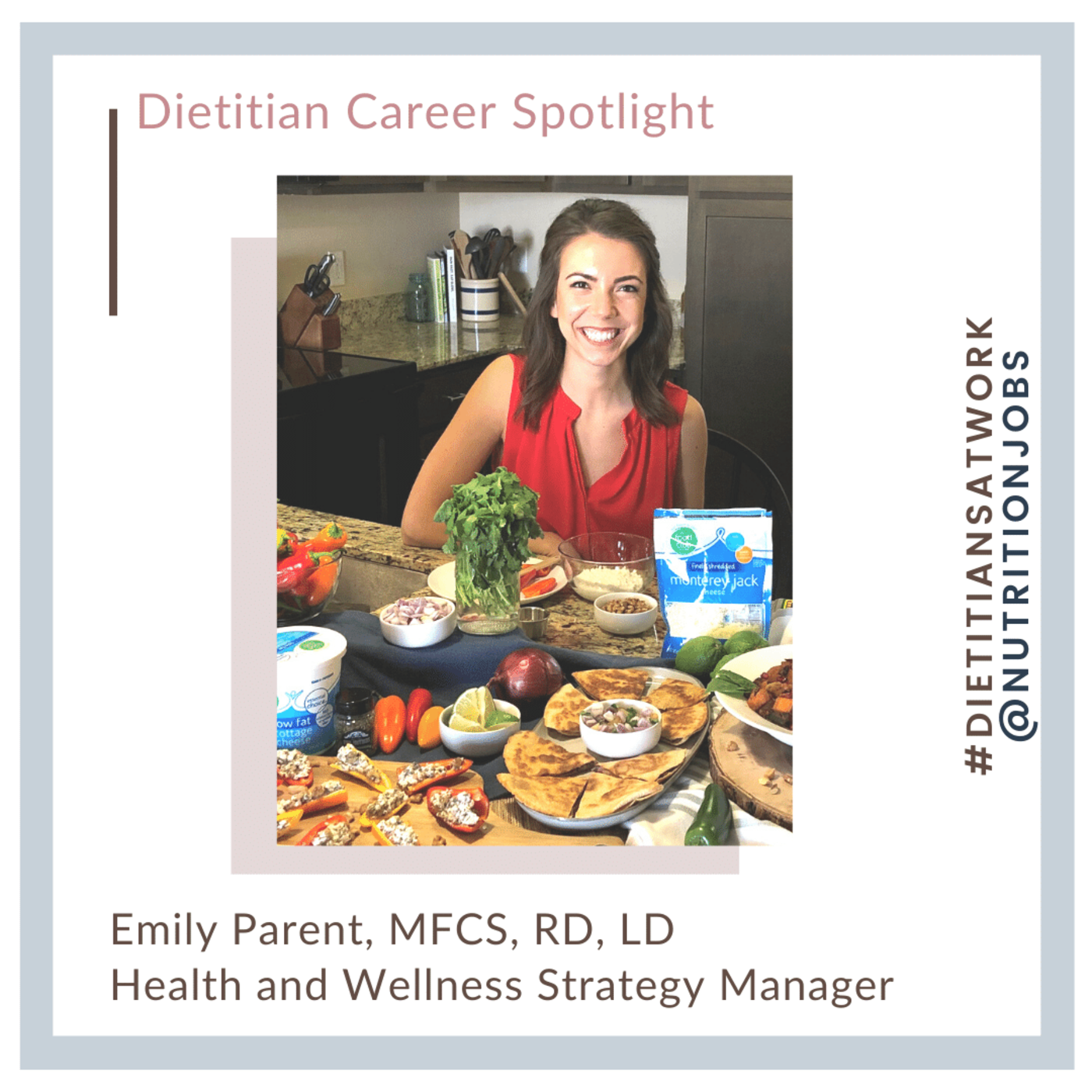 Dietitian Job Spotlight on Emily Parent | NutritionJobs